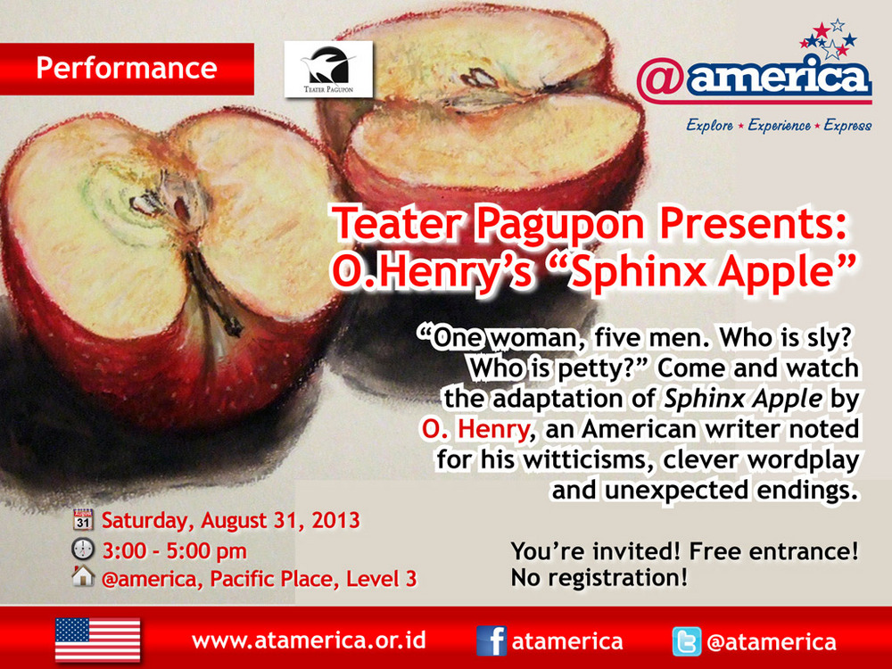 Produksi Ke 88, Teater Pagupon Pentaskan Sphinx Apple