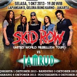 Skid Row dan Jamrud Siap Hentak 7 Kota di Indonesia