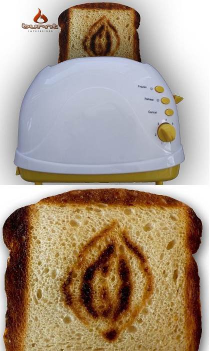 Ada Toaster yang Bisa Cetak Gambar Miss V di Atas Roti