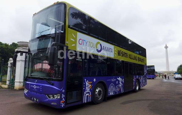 Bus Tingkat Pariwisata City Tour Jakarta Siap Beroperasi Hari ini