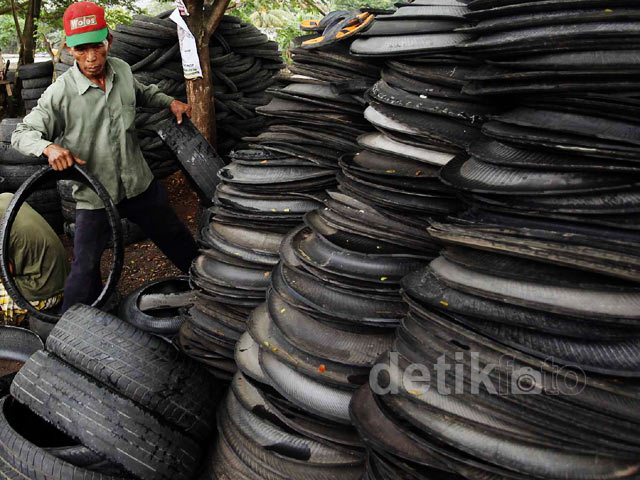 Bisnis Menggiurkan Daur Ulang Ban Bekas