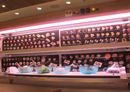 Wouw! Ada Kereta Shinkansen Mengantar Sushi di Genki Sushi