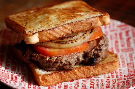 Aslinya Roti untuk Burger Berbentuk Segi Empat