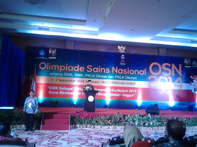 1.378 Siswa SD-SMA Ikuti Olimpiade Sains Nasional di Lombok