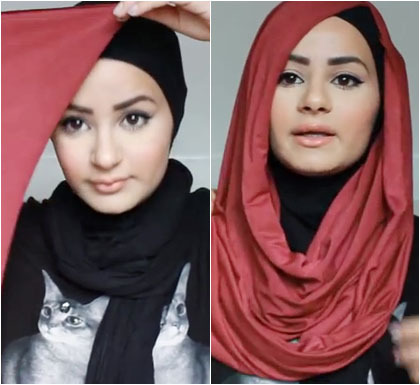 Tutorial Hijab Simpel Tapi Unik Ala Hijabers Belanda, Ruba Zai