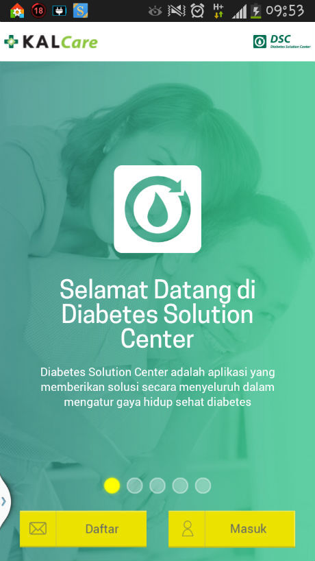 Diabetes Solution Center, Aplikasi Khusus Penderita Diabetes