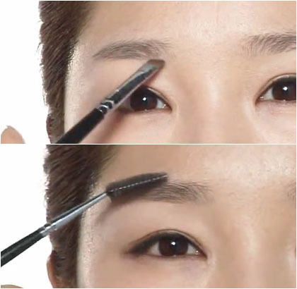 Tutorial Membentuk Alis Lurus dari Make-Up Artist Korea