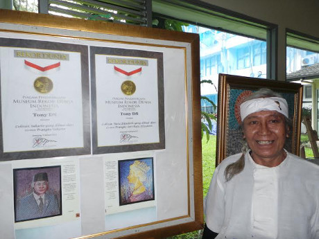 Kisah Inspiratif Tony, Sempat Buta Hingga Jadi 'Terapis' Lewat Lukisan