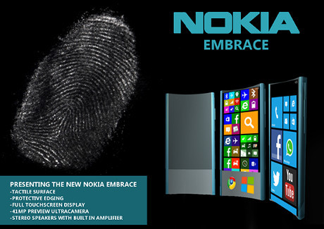Begini Kalau Nokia Bikin Ponsel Lengkung
