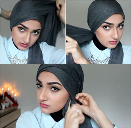 Tutorial Hijab Turban Terbaru