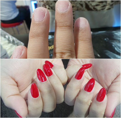 Foto: Step By Step Mempercantik Kuku dengan Kuku Palsu