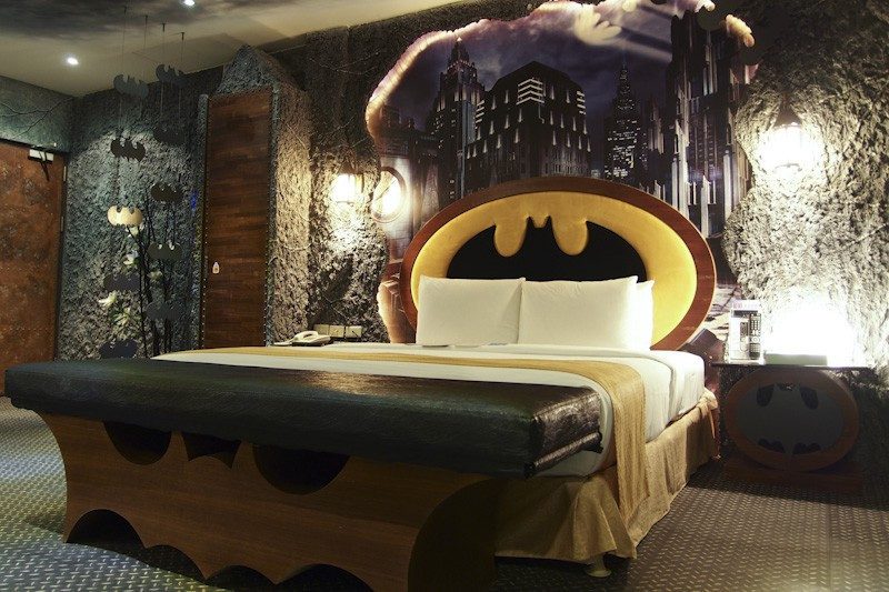 Unik! Kamar Hotel Bertema Batman di Taiwan