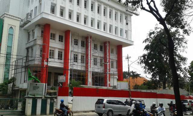 Bernuansa Merah Putih, Ini Kantor PDIP yang Baru di Jl Diponegoro