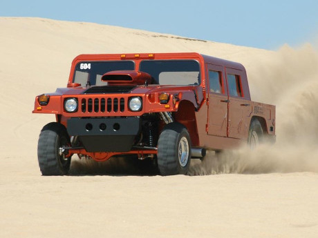 Wow, Mobil Hummer Disulap Jadi Mobil Drag Bertenaga 3.000 Hp