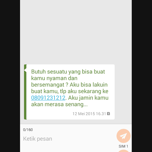 Entah dari Mana Datangnya SMS Menggoda Ini, Kok Bisa Tahu Nomor Kita? Entah dari Mana Datangnya SMS Menggoda Ini, Kok Bisa Tahu Nomor Kita?
