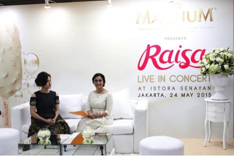 Konser Raisa Jadi Momen Perdana Kehadiran Magnum White Almond