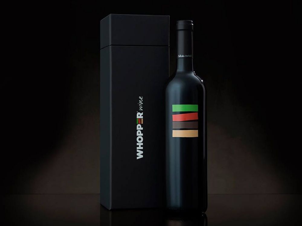 Burger King Hadirkan Whopper Wine Sebagai Kado Ultah di Spanyol