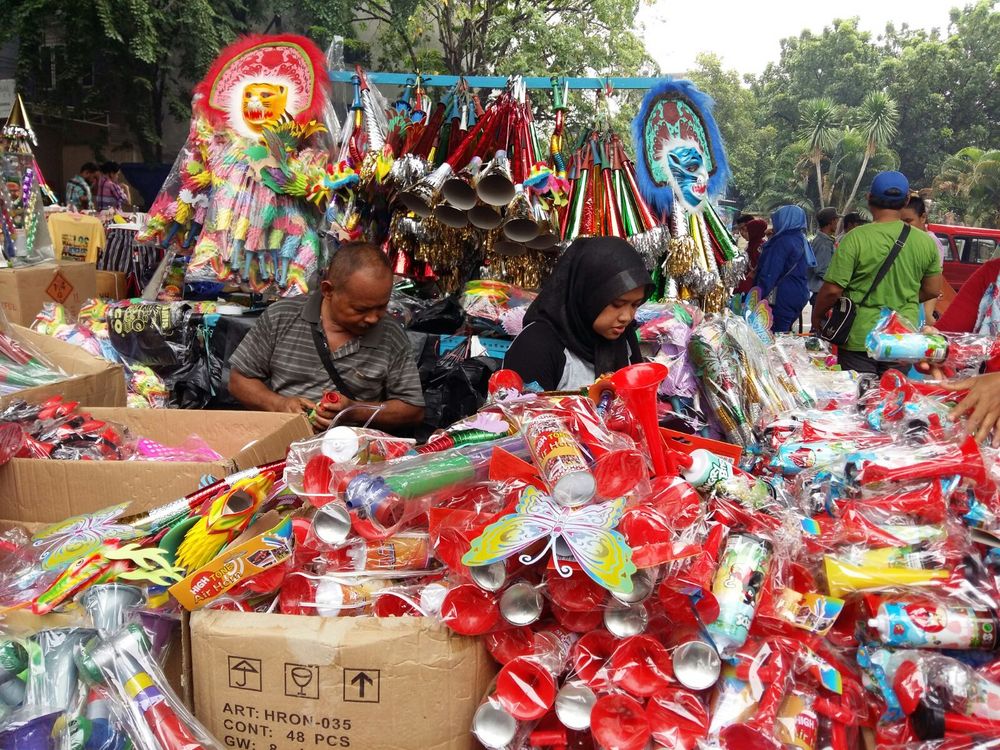 Terompet dan Mercon di Asemka Kebanyakan Impor dari China