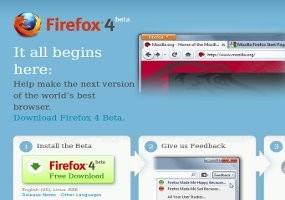 Firefox 4 Beta 1, Simpel Dengan Tampilan Baru