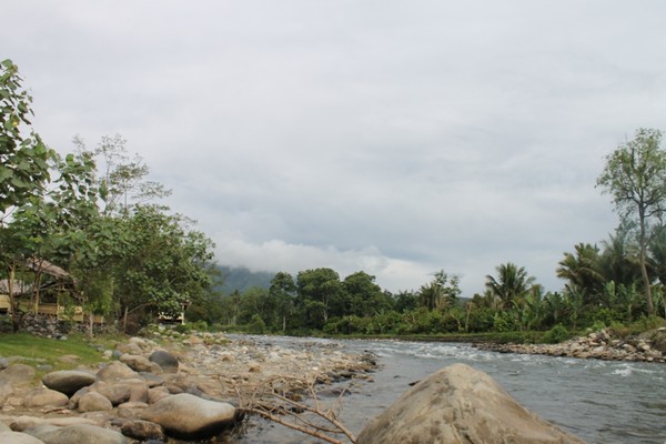 Menikmati segarnya air Lawe Alas (Sungai Alas), Aceh