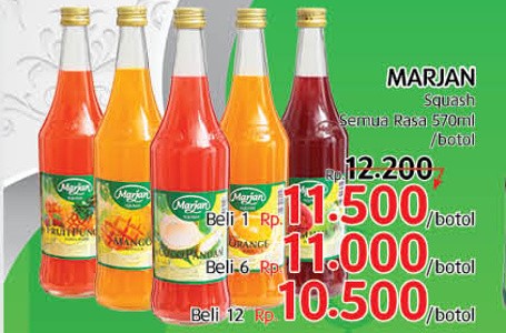 Sirop per Botol Hari Ini Harganya Rp.9.000 per Botol