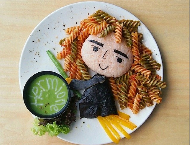 Food Art Bentuk Wonder Woman dan Robin Williams Banyak Diunggah di ...