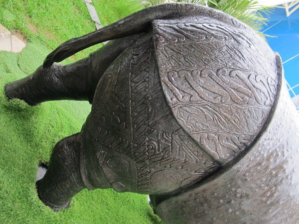 Patung Badak yang Akan Disimpan di Museum Vatikan