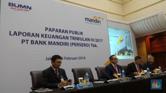Laba Bersih Bank Mandiri 2017 Capai Rp 20,6 Triliun, Naik 49% Laba Bersih Bank Mandiri 2017 Capai Rp 20,6 Triliun, Naik 49%
