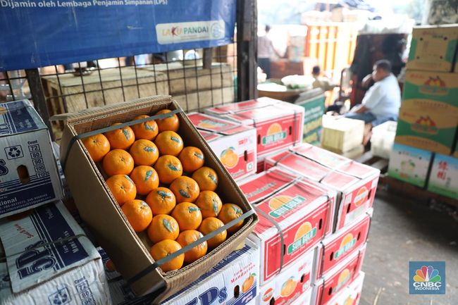 Jelang Imlek, Jeruk Mandarin China Banjiri RI