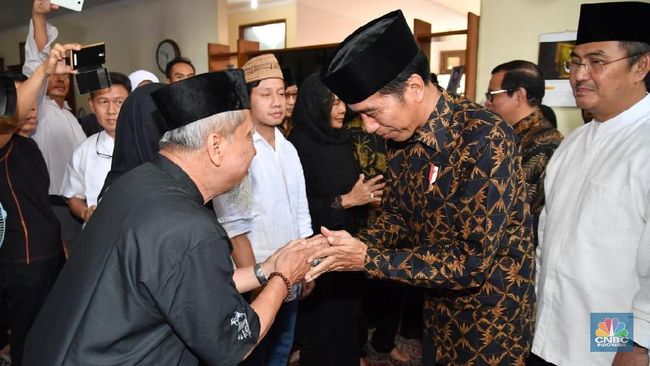 Jokowi Melayat ke Kediaman Almarhum Dawam Rahardjo