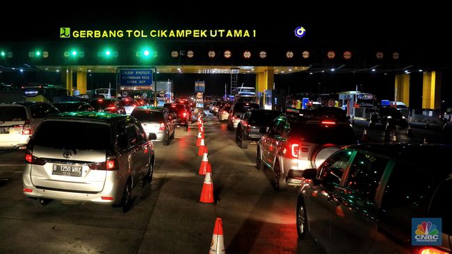 Ini Penampakan Terkini Mudik Lebaran di GT Cikampek Utama