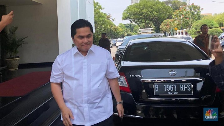 Mau Bubarkan BUMN 'Guram', Erick Tunggu Restu Jokowi