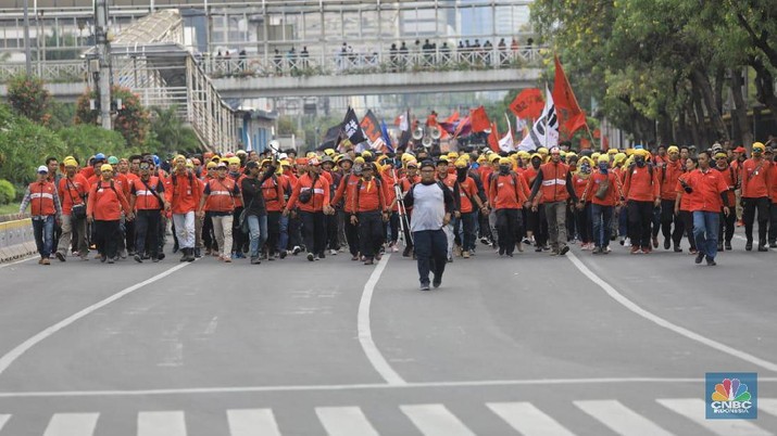 Besok! Gelombang Demo Buruh Dimulai, Ini Jadwalnya