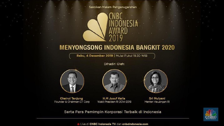 Sambut Indonesia Bangkit, Saksikan CNBC Indonesia Award 2019