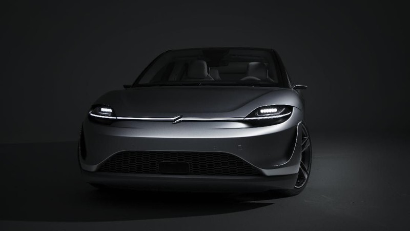Penampakan Mobil Listrik Sony Vision S Penantang Tesla