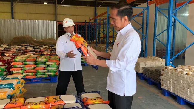 Badan Pangan Jokowi Jaga Stok Beras Cabai Bulog Bagaimana