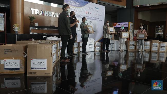 Lawan Covid-19, Transmedia & CT Arsa Kembali Salurkan Donasi