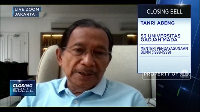 Tanri Abeng: Corona Sebabkan Krisis Multidimensi Bagi Ekonomi