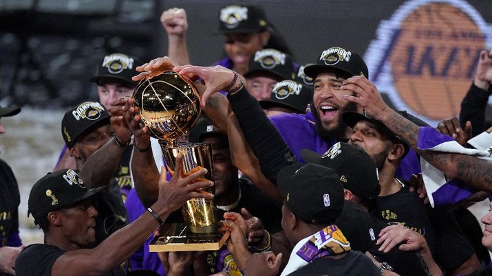 LA Lakers Juara NBA Saat Corona, Kejar Rekor Boston Celtics