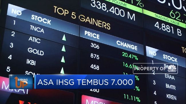 Asa IHSG Tembus 7.000 Asa IHSG Tembus 7.000