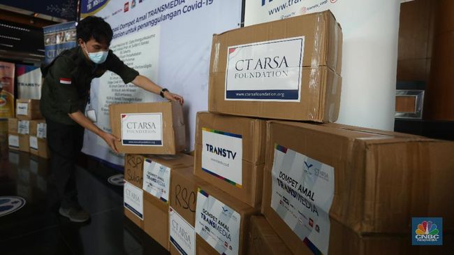 Potret Penyaluran Donasi Tahap 9 dari Transmedia Via CT Arsa