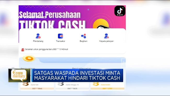 Waspada! TikTok Cash Tak Berizin Waspada! TikTok Cash Tak Berizin