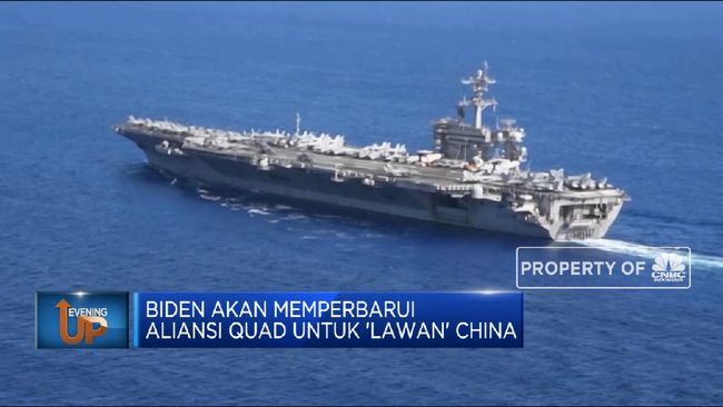 Biden Akan Memperbarui Aliansi Quad Untuk 'Lawan' China