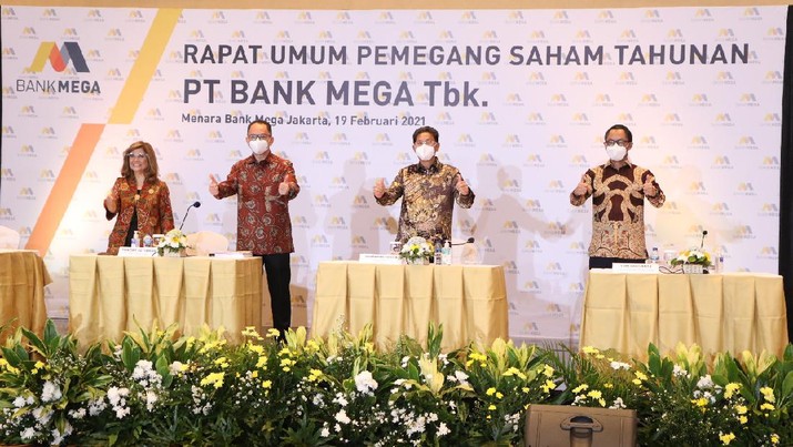 Laba Melesat 50,2%, Bank Mega Bagikan Dividen Rp 2,1 Triliun