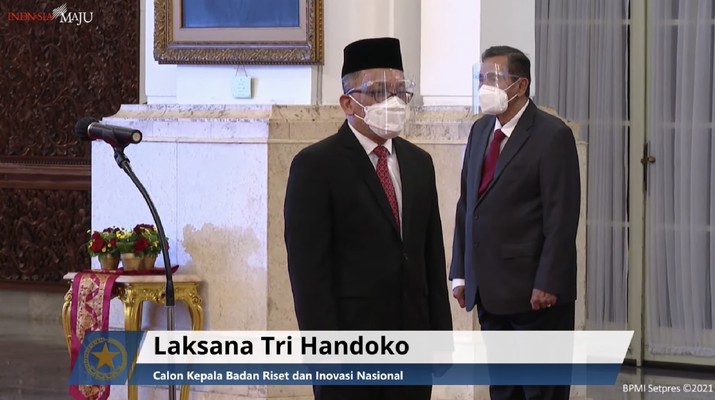 Resmi! Jokowi Lantik Laksana Tri Handoko Sebagai Kepala BRIN