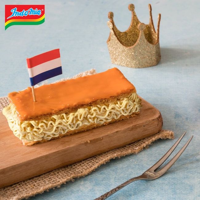 Viral! Kue Indomie di Hari Lahir Raja Belanda