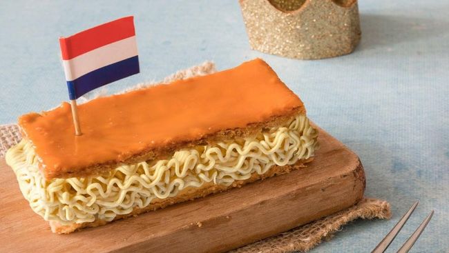 Viral! Kue Indomie di Hari Lahir Raja Belanda