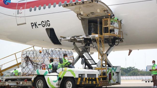 500 Ribu Dosis Vaksin Sinopharm Tiba Di Indonesia