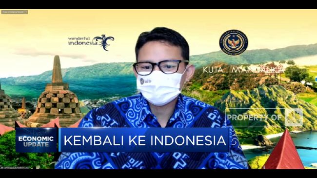 Sandi Uno Klaim Work From Bali Efektif Dongkrak Wisatawan