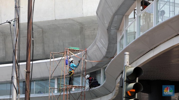 Melihat Progres Pembangunan Halte CSW Terintegrasi TJ & MRT